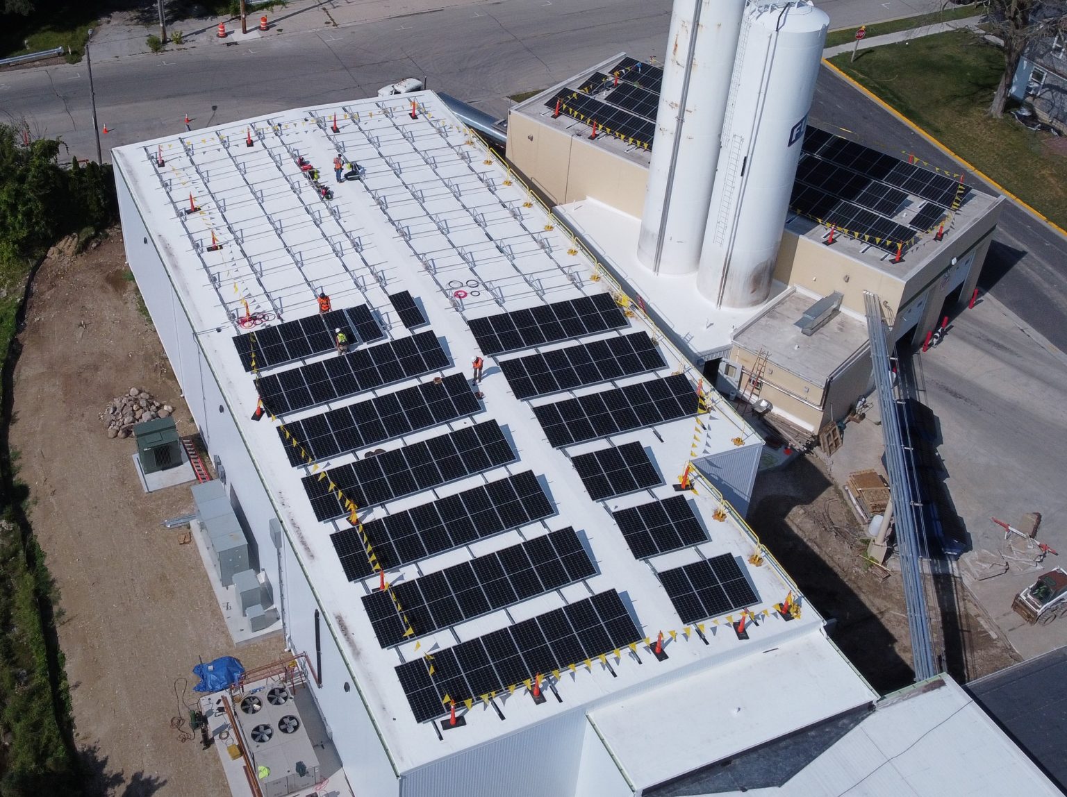 Flat Roof Structures | TGR-Elevated Racking – TerraGen Solar